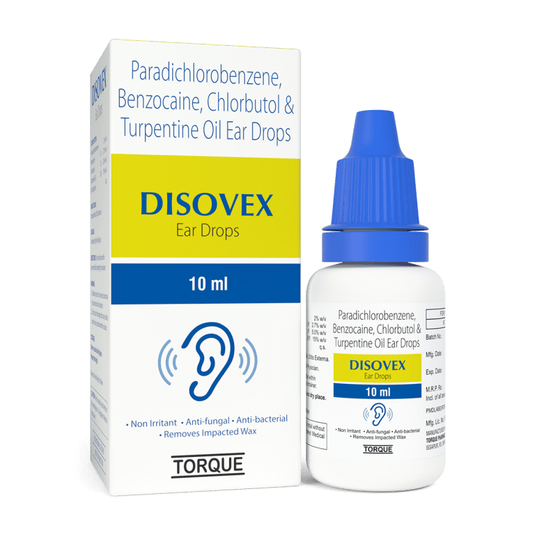 Disovex Ear Drops - Eye/Ear Drops - Torque Pharma